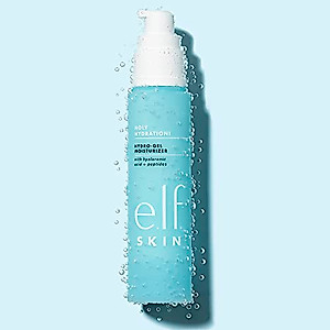 e.l.f. Holy Hydration! Hydro-Gel Moisturizer, Hydrates & Moisturizes Skin for a Plumped Up Complexion, Lightweight & Quick-Absorbing, White, 1.76 Oz