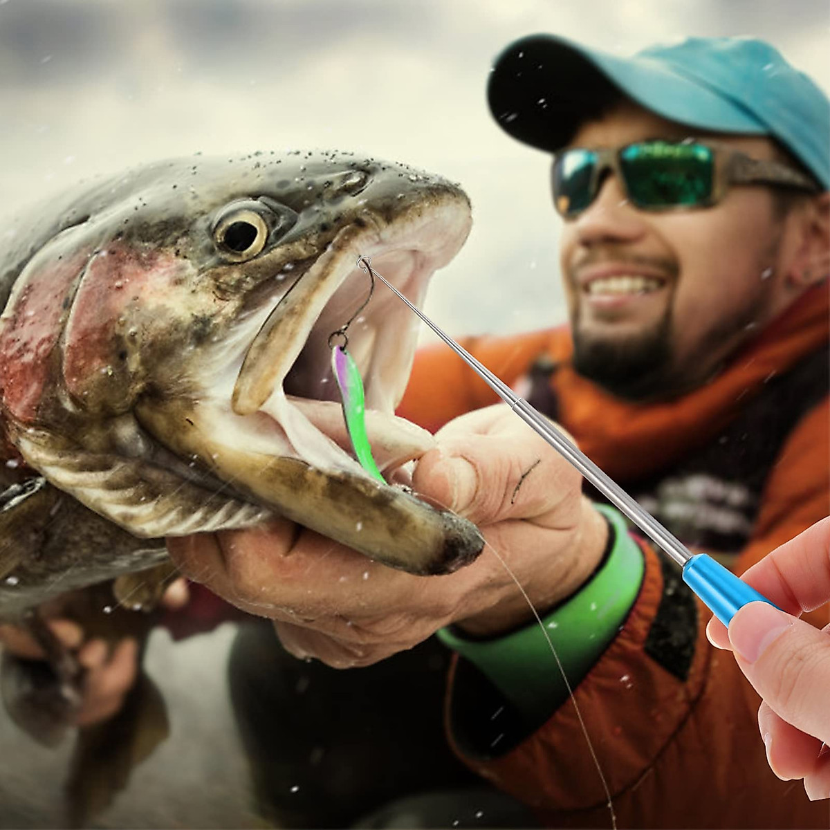 2pcs Decoupler Hook Remover Fishing Equipment Fishing Accessories Hook Removal Tool Fishing Fish Hook Detacher Fishing Gear Fishing Hook Quick Removal Device