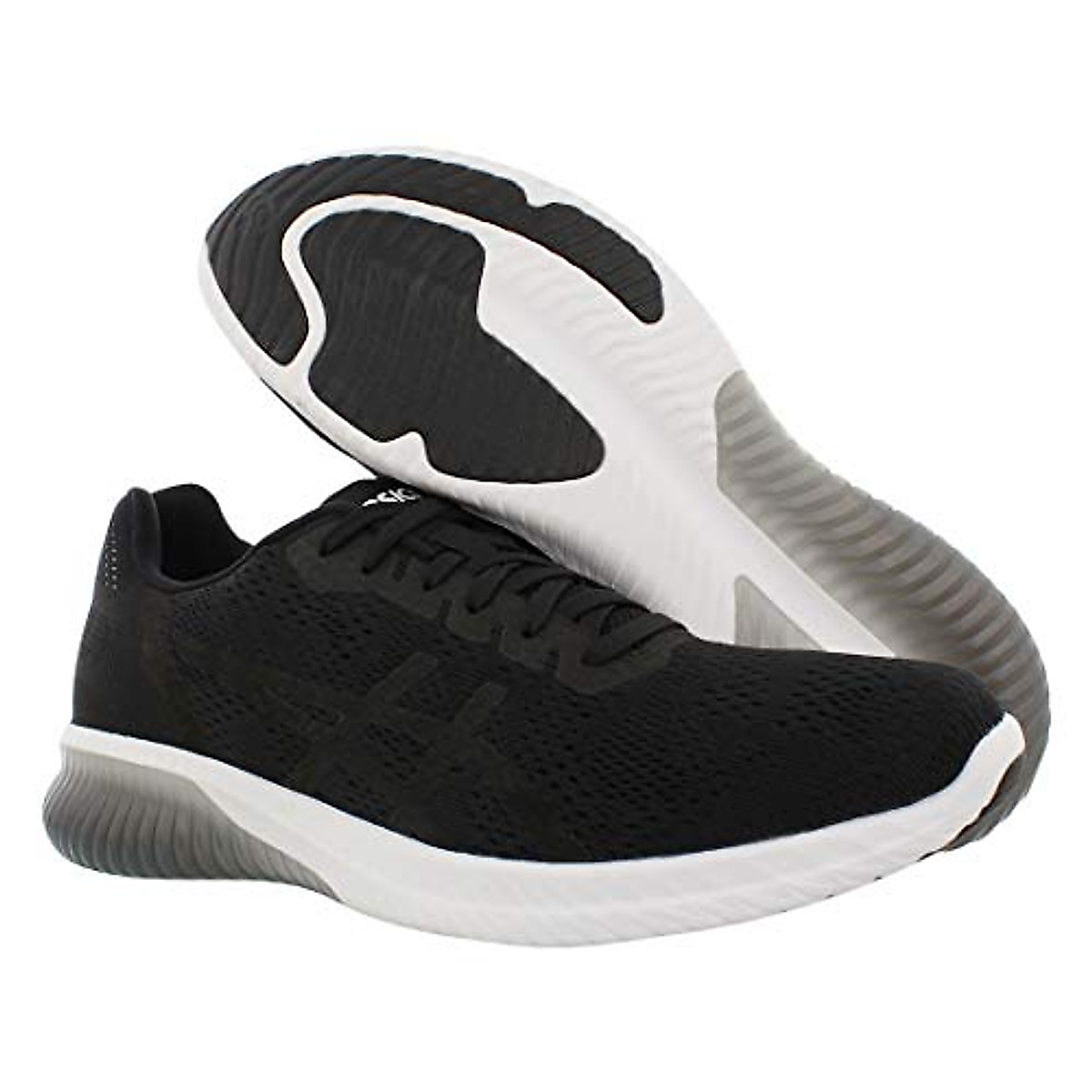 ASICS Women's Gel-Kenun MX Running Shoe, Black/Black/White, 6 M US