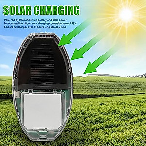 Portable Electronic Bible Reader, Solar Charging, Lightweight, 4G Capacity, Intelligent Memory, Adjustable Volume, Folder Switching, Indicator Light, ABS Material (English KJV, Arabic)