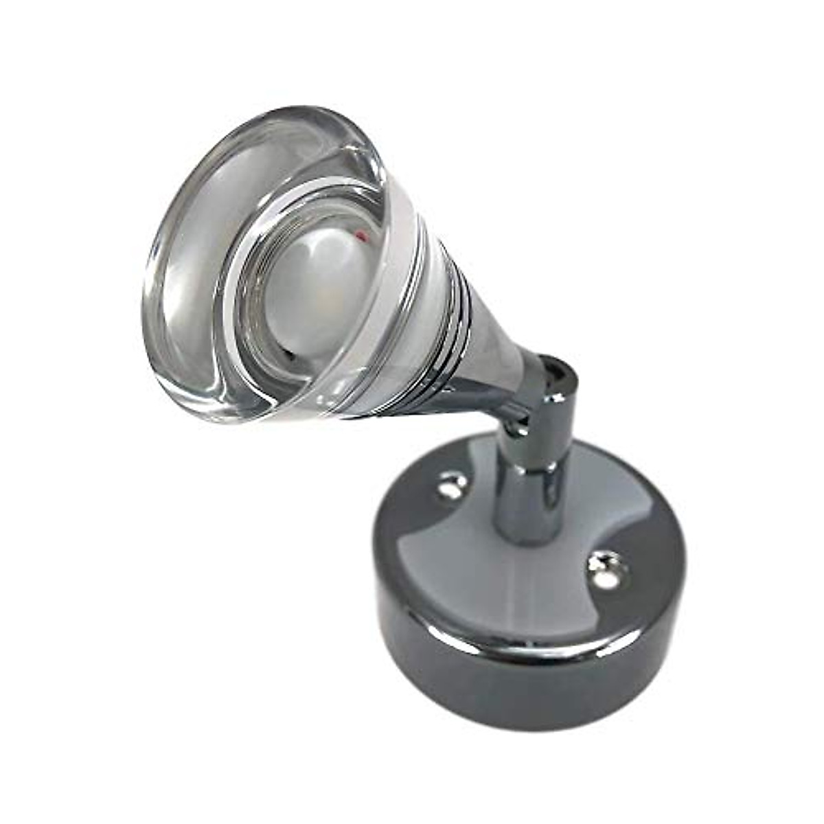 Pactrade Marine Boat Auto RV Aluminum Adjustable LED Reading Light Rocker Switch