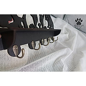 Couple Cat Prince Princess Hook with Shelf for Lover Coat Clothes Holder Christmas Gift DIY Mould Wonderful Holder Wall Decorative Gift Kids Winter Style