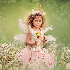 KATOOM Princess Fairy Wands Kit,12 Pcs Unfinished Wooden Fairy Wands DIY Art Craft Magical Wand for Kids Girls Birthday Christmas Decoration Costume Role Play