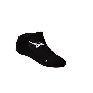 Mizuno Runbird No Show Sock, Black, Large