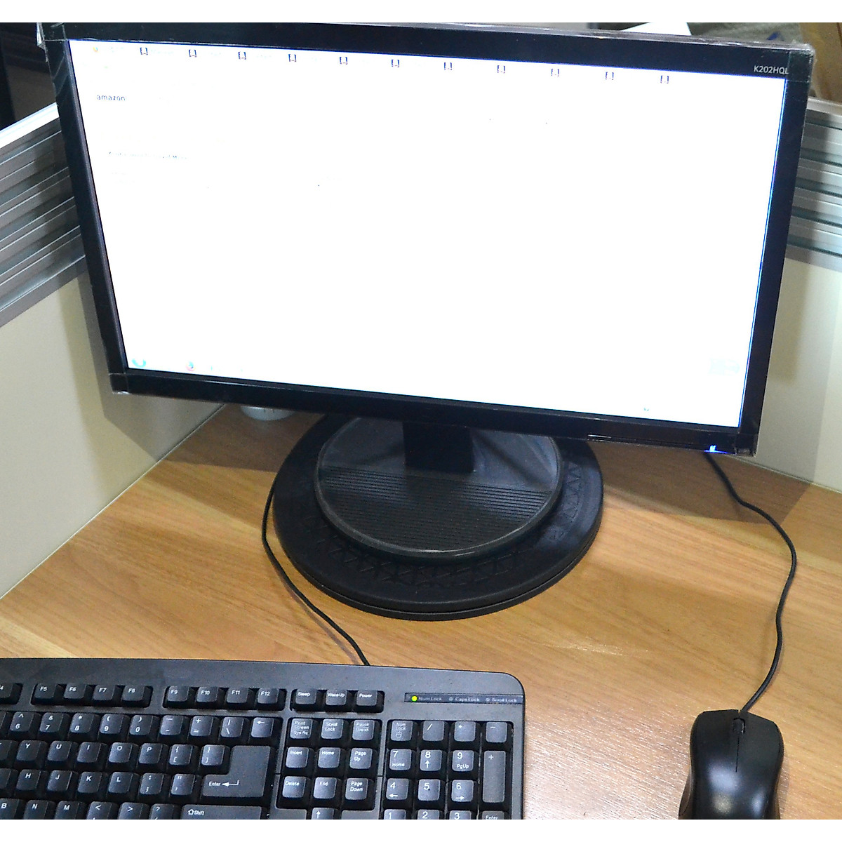 SAMYO Heavy Duty 360°Rotating Swivel Steel Ball Bearings Stand for Big Screen Tv Monitor/Turntable/Lazy Susan (10 Inches)