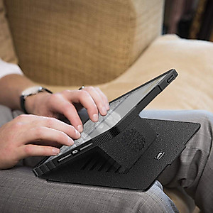 ZtotopCase iPad 9th/8th/7th Generation Case, [6 Magnetic Angles] Highly Protective & Shock Absorption Cover with Pencil Holder for iPad 10.2 Inch 2021/2020/2019 - Black