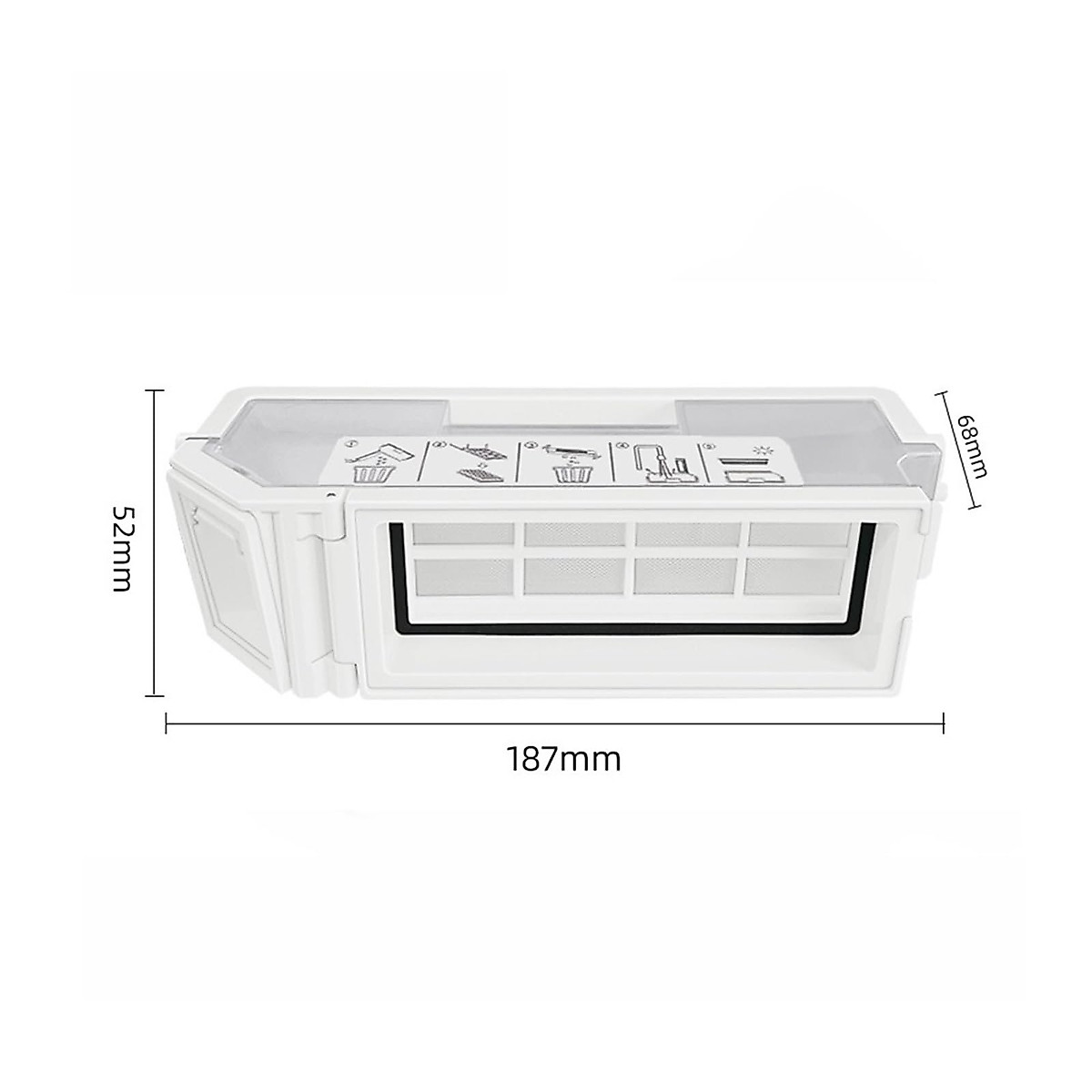 Original Dust Box, Hepa Filter, Compatible For ECOVACS Deebot T20 Omni, Vacuum Cleaner part