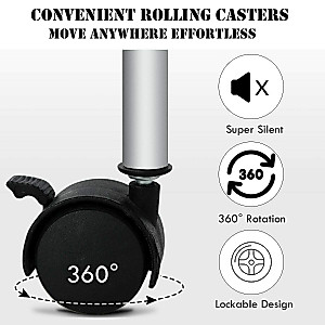 Giantex Rolling Storage Cart w/ 4 Drawers 2 Shelves Metal Rack Shelf Home Office School Beauty Salon Utility Organizer Cart with Wheels (Blue Green Orange & Red)