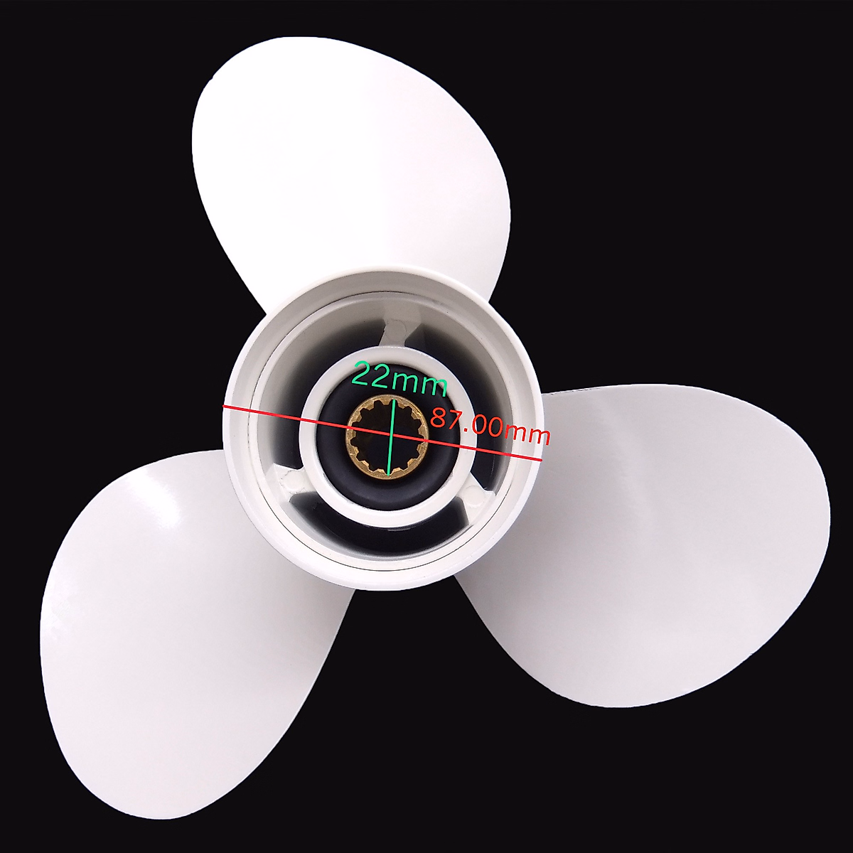 11 5/8x11 G Boat Engine Aluminum Alloy Propeller for Yamaha 40HP 50HP 55 HP 60HP Outboard Motors 69W-45947-00-00 69W-45947-00-EL 663-45947-02-EL 663-45947-02-36 663-45947-01-36 6H5-45945-00 11.625x11
