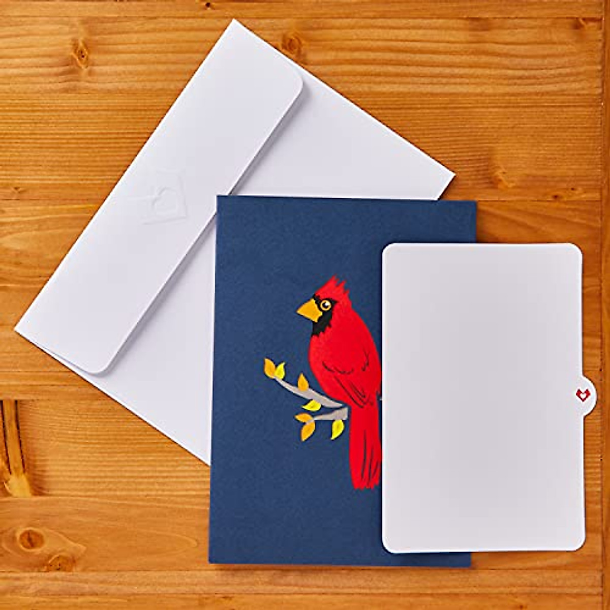 Lovepop Cardinal Pop Up Card, 5x7-3D Greeting Card, Animal Card for Every Occasion - Birthday, Sympathy, Anniversary, Thinking of You