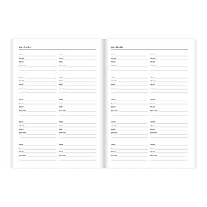 Letts of London Inspire Academic Weekly/Monthly Planner, August 2023 to July 2024, Week-to-View, Sewn Binding, Multilingual, A5 Size, 8.25" x 5.875", White (C031386-24)