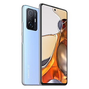 Xiaomi 11T PRO 5G + 4G Global Version (256GB, 8GB) 6.67” 108MP Triple Cam, NFC SIM (Not Compatible Verizon Sprint Boost Metro Cricket) GSM Unlocked (w/Fast Car Charger Bundle) (Celestial Blue)