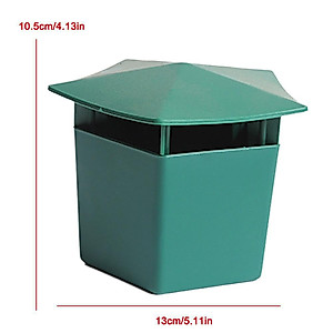 Generic Snail Home Simulate Natural Environment, Snail Habitat Breezy, Garden Snail House Easy to Observe, Warm House for Courtyard Maintain Humidity, Temperature, green