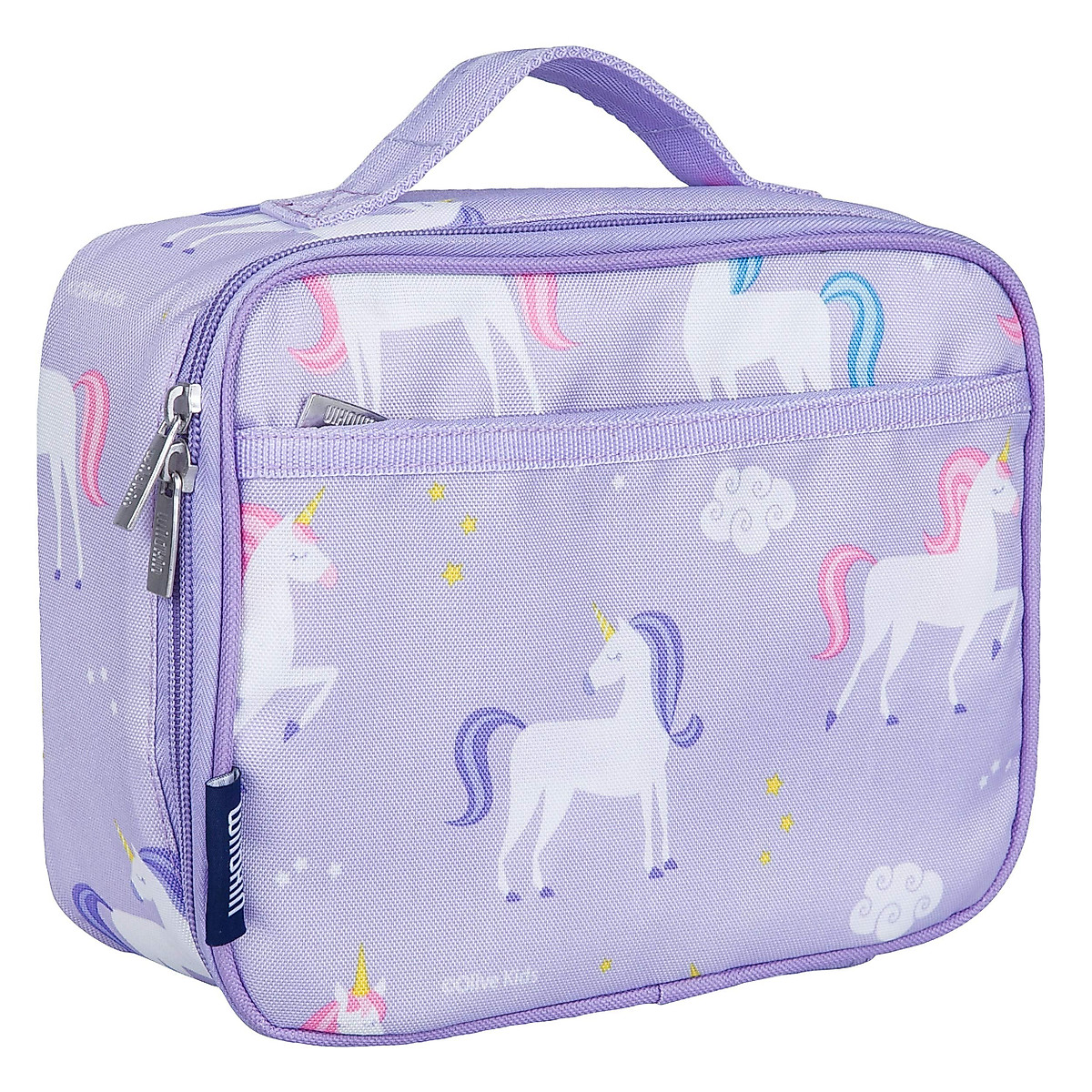 Wildkin 15 Inch Kids Backpack Bundle with Lunch Box Bag (Unicorn)