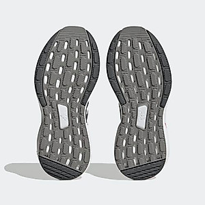 adidas Rapidasport Bounce Sneaker, Grey/White/Grey, 2 US Unisex Little Kid