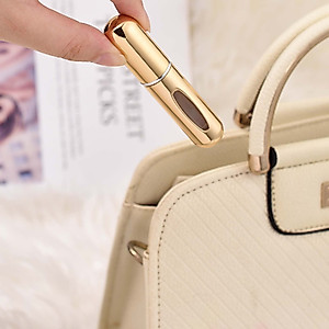 DEPOZA Perfume Travel Refillable Mini Perfume Travel Bottles Portable Spray Atomizer Accessories 5 sets of 5ml/0.2oz