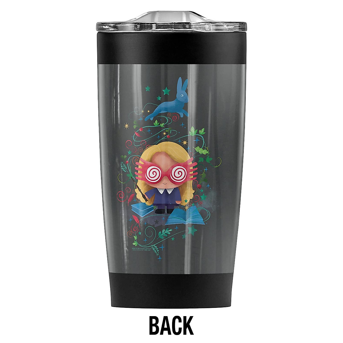 Harry Potter Luna Lovegood Chibi Stainless Steel Tumbler 20 oz Coffee Travel Mug/Cup, Vacuum Insulated & Double Wall with Leakproof Sliding Lid | Great for Hot Drinks and Cold Beverages