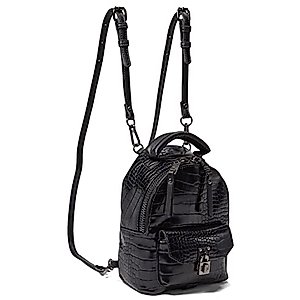 Steve Madden Jake-C Croco Mini Backpack Black One Size