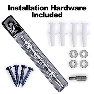 Mail Boss 7420 High Security Steel Locking Wall Mounted Mailbox - Office Drop Box - Comment Box - Letter Box - Deposit Box, Alpine White