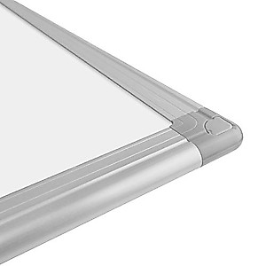 V VAB-PRO 24x36 inch Magnetic Dry Erase White Board w/ Pen Tray, Accessories & Installation Kit; Wall Mount, Aluminum Frame. for Office, Home and School- WYP1272436