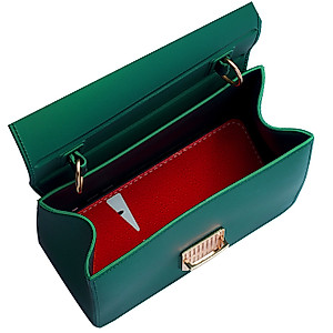 Top Handle Clutch Handbags Jelly Crossbody Bags for Women Tote Purse - Green One Size