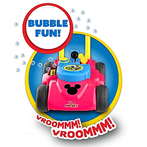 Disney Junior Mickey Mouse Bubble Mower, Pretend Play and Outdoor, Kids Toys for Ages 3 Up, Amazon Exclusive by Just Play
