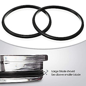 30 oz Replacement Rubber Lid Seals Compatible Seals Lid Gaskets for 14 or 30 Ounce Insulated Stainless Steel Tumblers (6 Pieces)