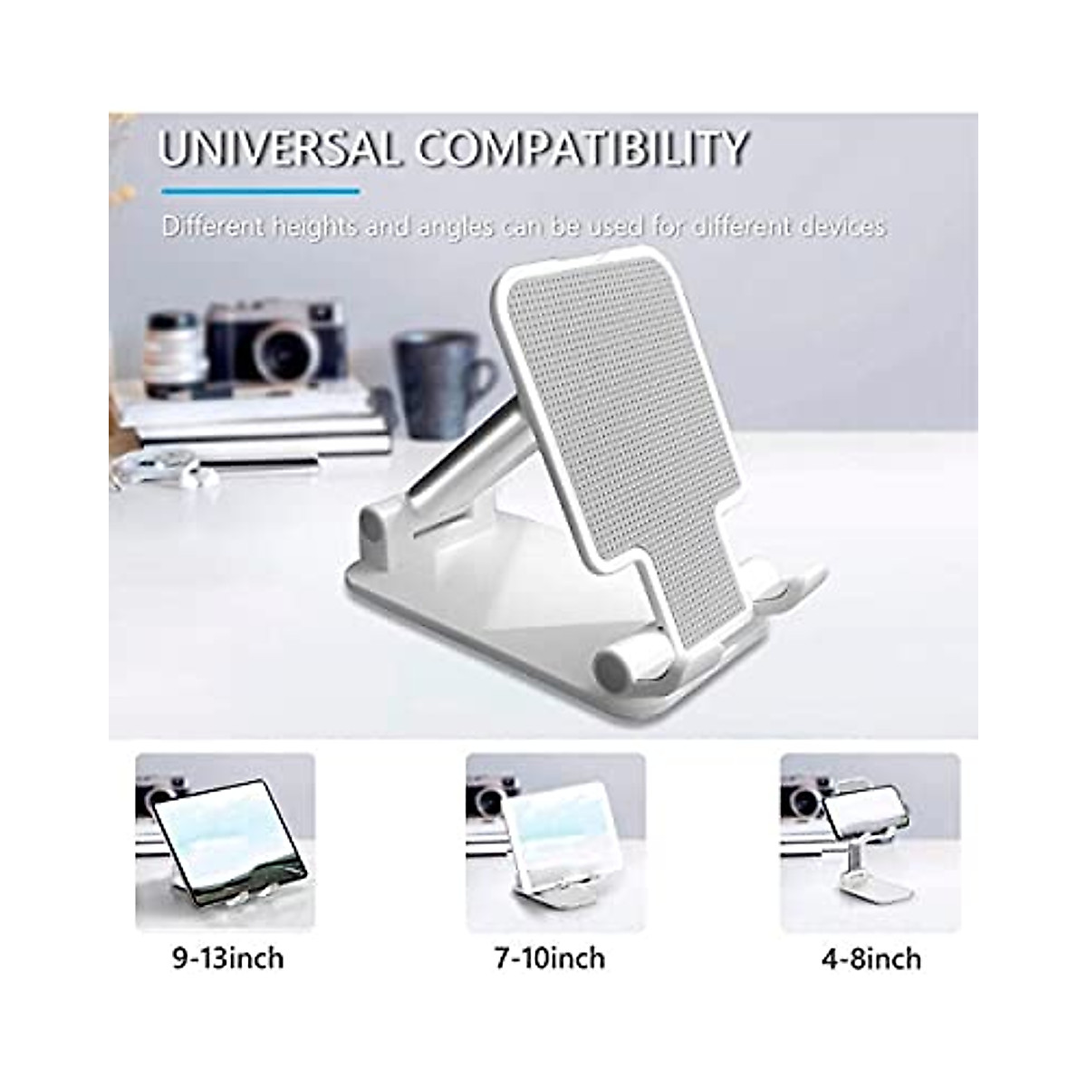 Vimi Adjustable Cellular Table Stand with Tilt Positions (Black)