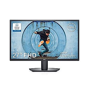 Dell 27 inch Monitor FHD (1920 x 1080) 16:9 Ratio with Comfortview (TUV-Certified), 75Hz Refresh Rate, 16.7 Million Colors, Anti-Glare Screen with 3H Hardness, Black - SE2722HX