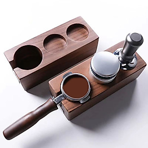 53mm Espresso Tamper, Professional Coffee Tamper with Calibrated Spring Loaded, Ergonomic Handle, Fascinating and Comfortable Grip, Flat Stainless Steel Base for Espresso Machine