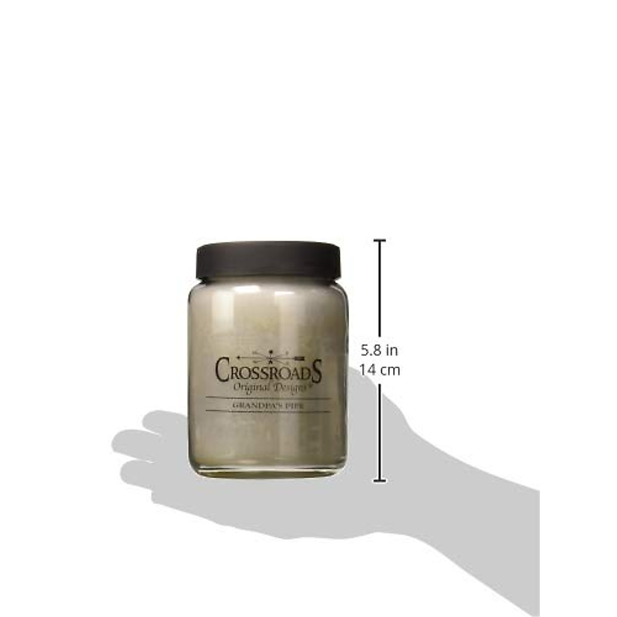 Crossroads Grandpa's Pipe Scented 2-Wick Candle, 26 Ounce