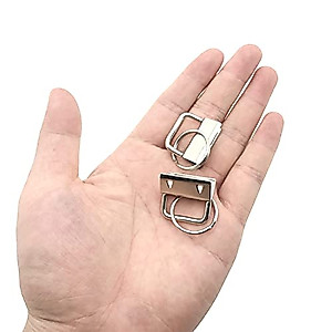 51 Sets Key Fob Hardware with 1pcs Key Fob Pliers,Glass Running Pliers Tools with Jaws, Pliers Attach Rubber Tips Perfect for Key Fob Hardware Install, Silver