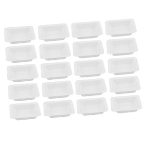 SOLUSTRE Lab Weighing Dishes Weighing Dish for Scale Biologically Inert Weighing Dishes 20pcs Square Weighing Boats Labs Weighing Dishes for Scale