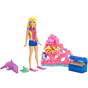 Barbie Dolphin Magic Ocean Treasure Playset