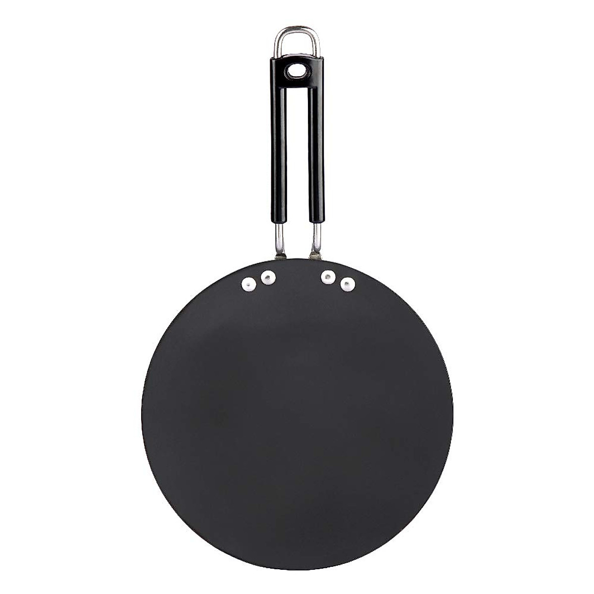Vinod 220cm Black Pearl Concave Hard Anodized Tawa, 8.5-Inch