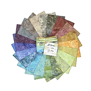 Hoffman Fat Quarter Bundle 885FQ-727 Garden by McKenna Ryan - 20 Piece Fat Quarter Bundle