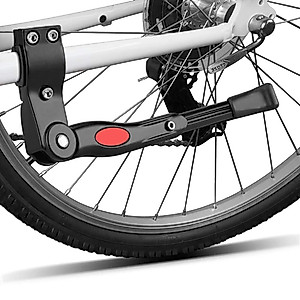 Universal Bicycle Stand Aluminium Alloy Side Stand Bicycle Stand Holder, Height Adjustable Bike Stand for 22 - 27 Inches, Rear Stand for E-Bike, City Bike, Road Bike, Mountain Bike, MTB BMX