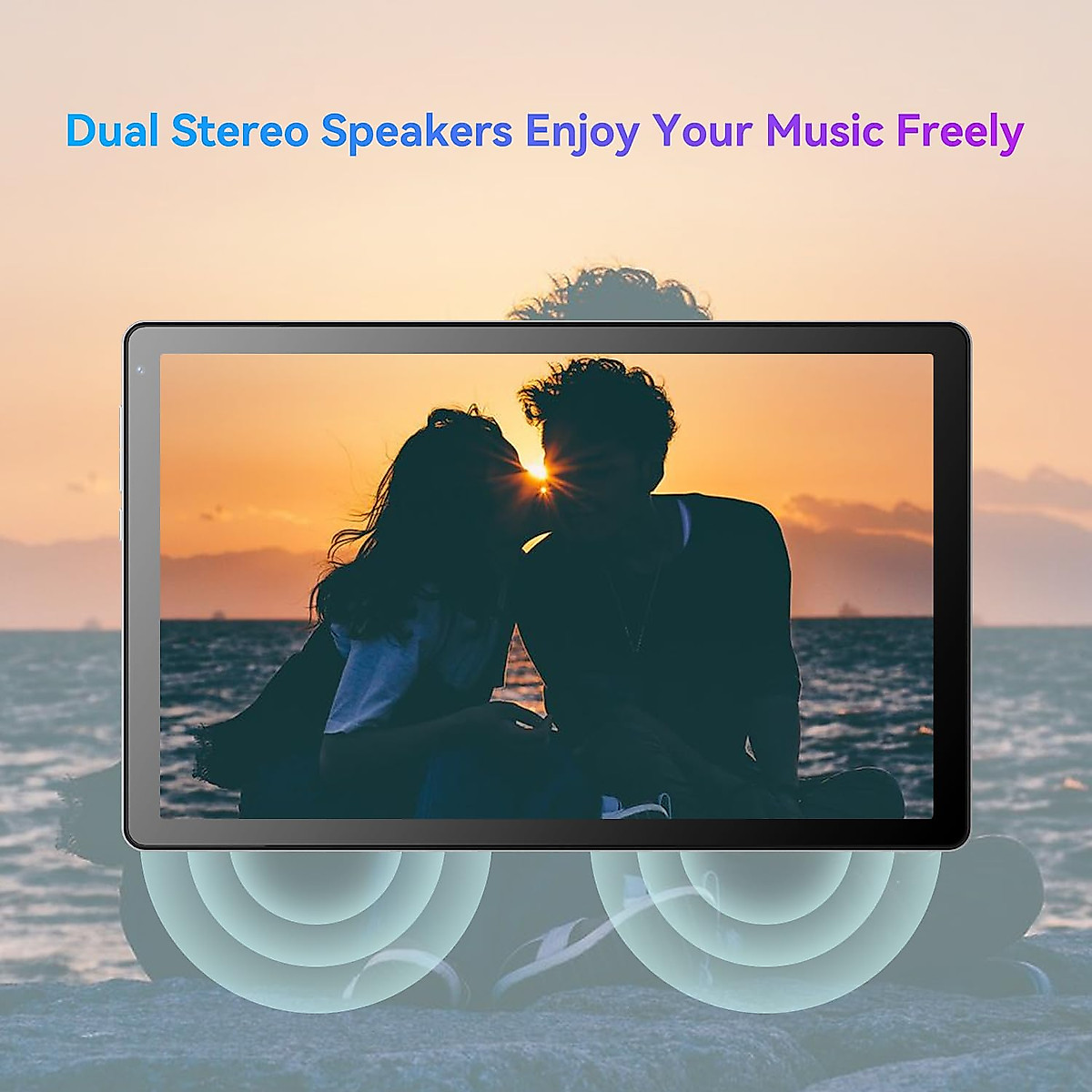 OLEXEX Tablet 10.4 inch Android 11 6000mAh 1332 * 800 HD CTP 2GB ROM Quad Core RAM 32 GB WiF Bluetooth GMS Certified Tablets (Gray)