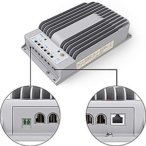 EPEVER MPPT Solar Charge Controller 40A 150V PV Solar Panel Controller Negative Ground W/ MT50 Remote Meter + Temperature Sensor PC Monitoring Cable[Tracer4215BN]