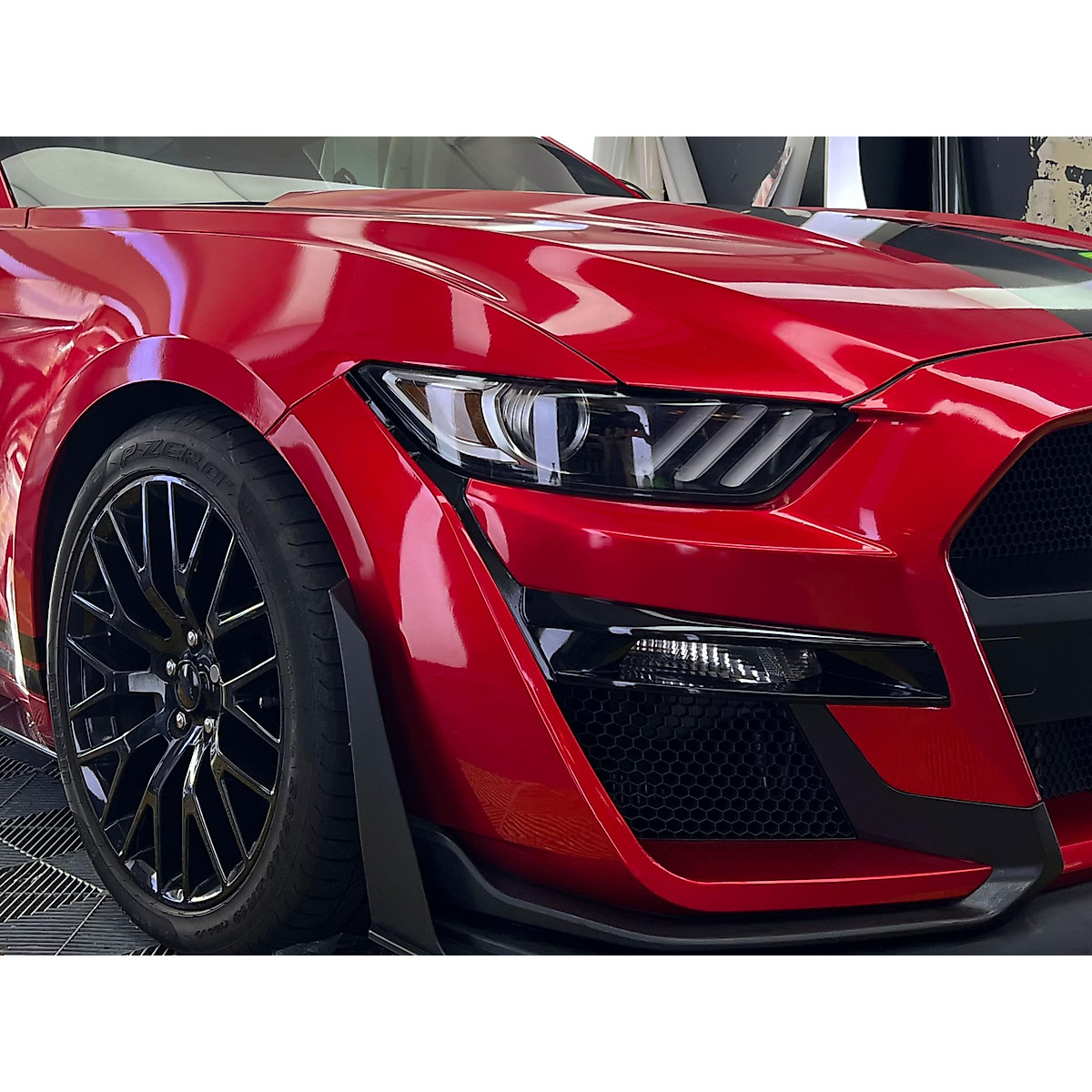 VViViD+ Ultra Gloss Metallic Candy Red Vinyl Car Wrap Premium Paint Replacement Film Roll with Nano Air Release Technology (1ft x 5ft)