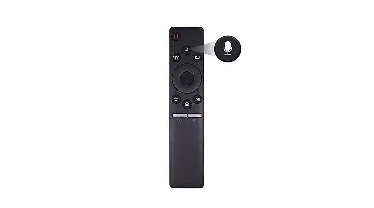 Samsung QLED Remote Control - Voice Search & Easy Setup