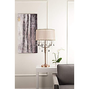 OK-5126t 35-Inch Rosie Crystal Table Lamp