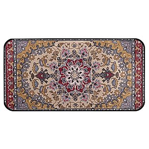 ElliTarr Kitchen Rugs and Mats Non Skid Washable Retro Red Absorbent Floor Mats Cushioned in Front of Sink for Home Farmhouse Kitchen Bathroom Kitchen Runner Rug 39 x20Inch