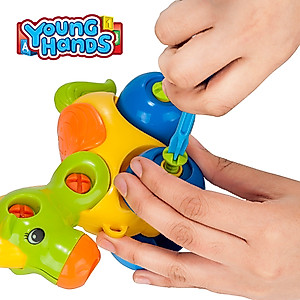 Creative Kids Build & Learn Dinosaur Take Apart Toy Set with Tools Interlocking STEM Educational Building Construction Kit for Preschool, Kindergarten, Boys & Girls Age 3+