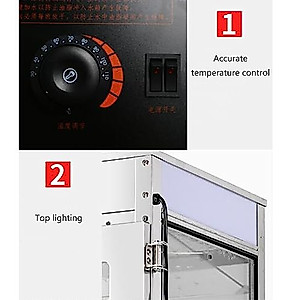 5-Layer Electric Hot Food Warmer,Steamed bun Warmer Machine,Commercial Bun Steamer,Food Steamer Warmer with 30-110℃ Temperature Range for Store Buffet Restaurant,etc.1200W