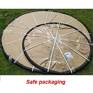 90cm/35inch Rotating Turntable Lazy Susan for Kitchen Dining Table Tabletop, 9mm Thick Round Clear Glass Rotating Tray Serving Plate, Explosion-Proof Tempered Glass