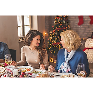 YJ DESIGNS Mother Daughter Necklace for Women - 925 Sterling Silver Dainty Necklace - Mom and Daughter Necklace - Birthday Gift Mom from Daughter - Mothers Day Necklace