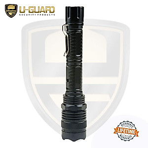 Best Self Defense Weapon Kit Pepper Spray Police Flashlight Stun Gun Combo - High Volt Tactical Aluminum Stun Gun Flashlight and Police Pepper Spray Keychain - for Men Home Or Women's Self Defense