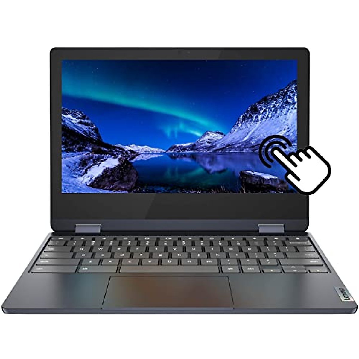 Lenovo Flex 3 11.6" 2 in 1 HD Touchscreen Chromebook, Mediatek MT8183(8 Cores, Up to 2GHz), 4GB DDR4 RAM, 64GB eMMC, Webcam, WiFi 5, Bluetooth 5.0, USB-A&C, All Day Battery Life, Chrome OS