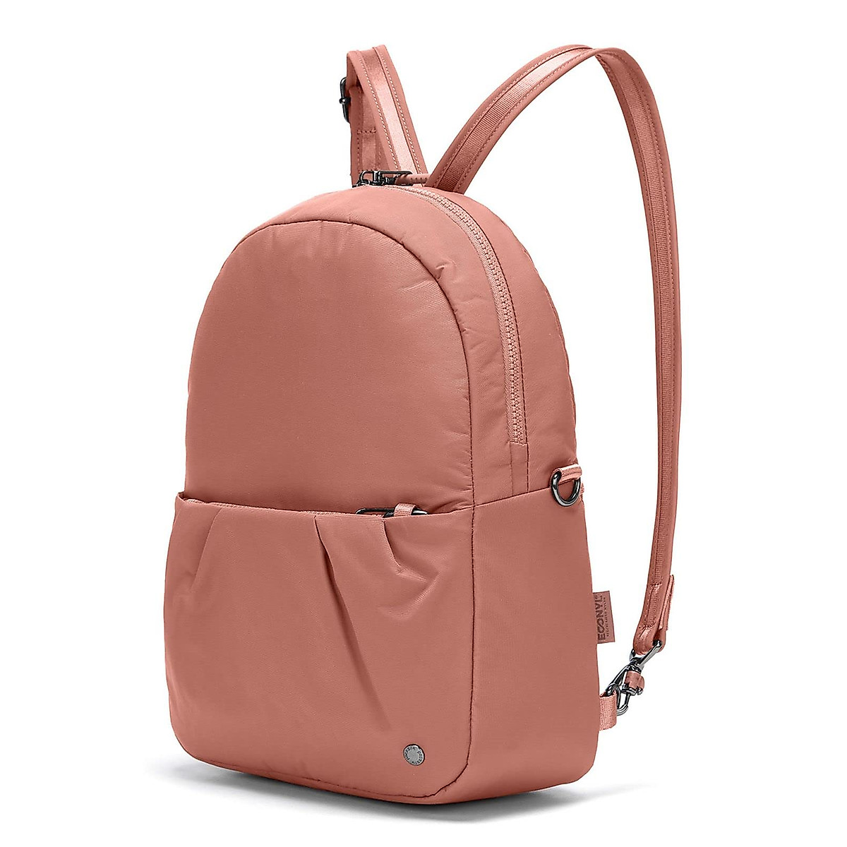 Pacsafe Women's Citysafe CX Anti Theft Convertible Backpack-Fits 11" Tablet, ECONYL Rose